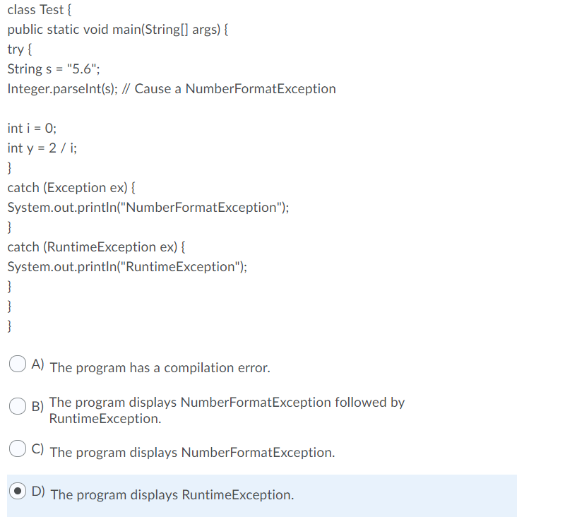 Solved Class Test Public Static Void Mainstring Args 1390
