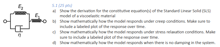 Solved 5.1 (25 pts) a) Show the derivation for the | Chegg.com