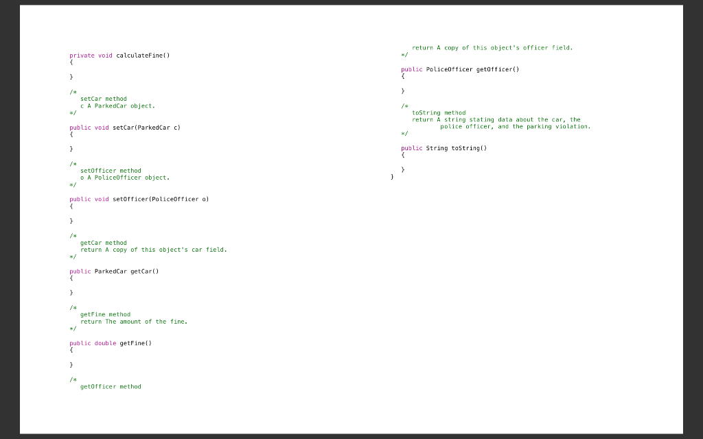 Solved 8. Parking Ticket Simulator For this assignment you | Chegg.com