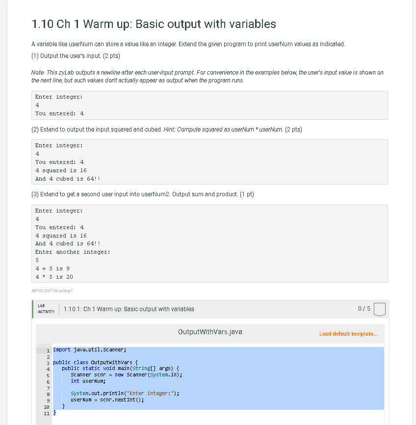 Solved need assistance for this JAVA question import | Chegg.com