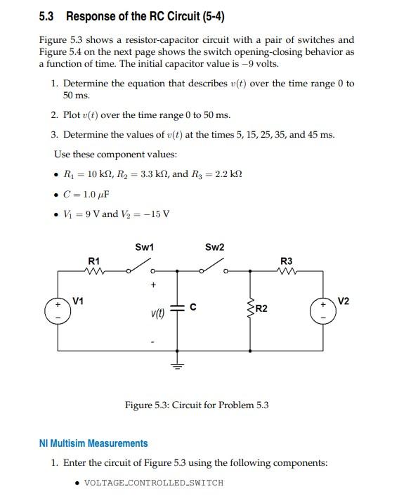 Solved Can you please just show me how to setup Multisim | Chegg.com
