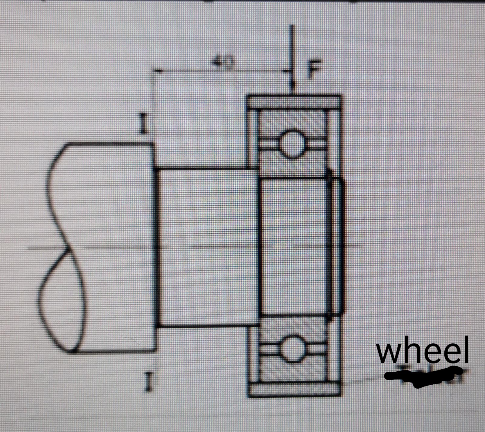 Solved The axle bearing of one of the wheels of the 4-wheel | Chegg.com