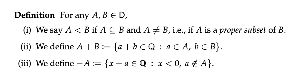 Solved Definition For any A,B∈D, (i) We say A | Chegg.com