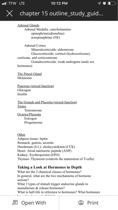 Anatomy and physiology Archive | January 16 2019 | Chegg.com