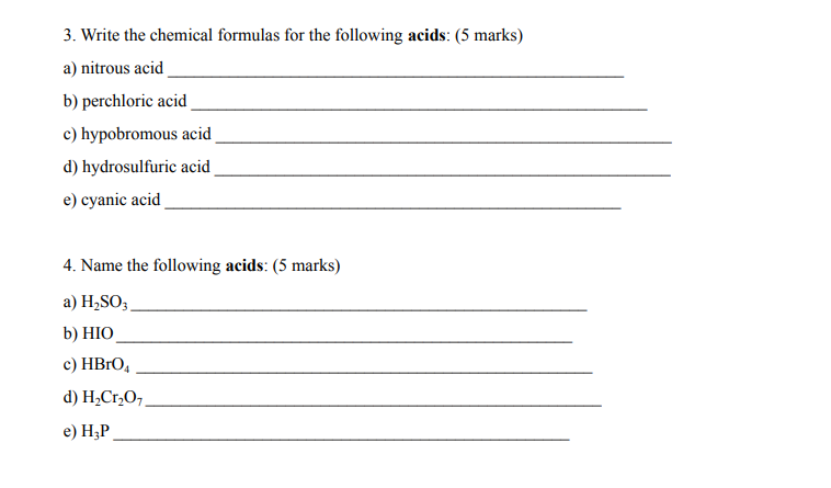 Solved Type of Reaction 5. Balance and classify these | Chegg.com