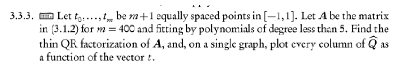 3.3.3. m. Let to, ..., ty be m+1 equally spaced | Chegg.com