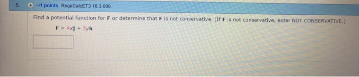 Solved 0.511 points I Previous Answers RogaCalcET3 16.3.003 | Chegg.com