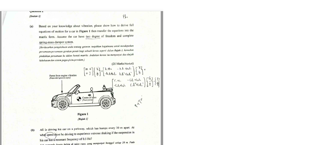 Solved Soalan Consider a particle attached to a spring | Chegg.com