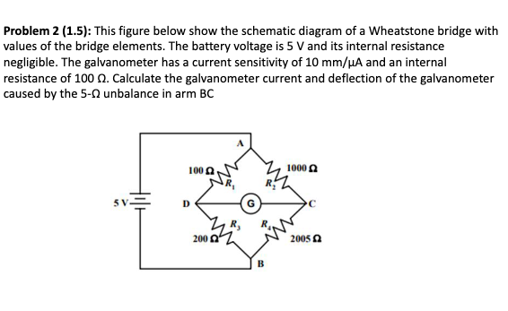 Problem 2 (1.5): This figure below show the schematic | Chegg.com