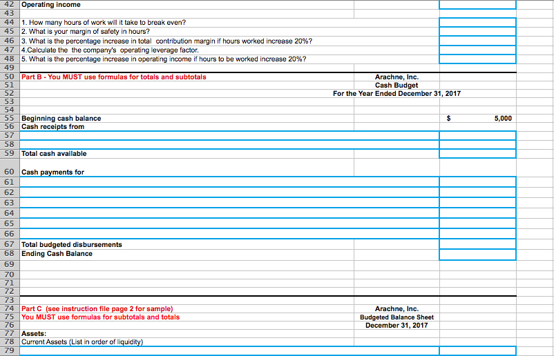Solved Acctg 202 Project 3 2 4 This template is to be | Chegg.com