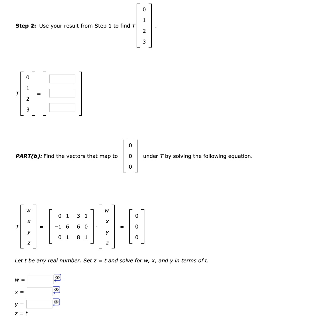 Solved The linear transformation T r"-r", is defined by Trv) | Chegg.com