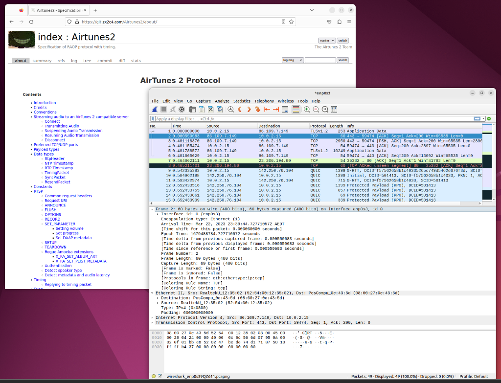 Solved AlrTunes 2 Protocol Contents - Introduction Eile Edit | Chegg.com
