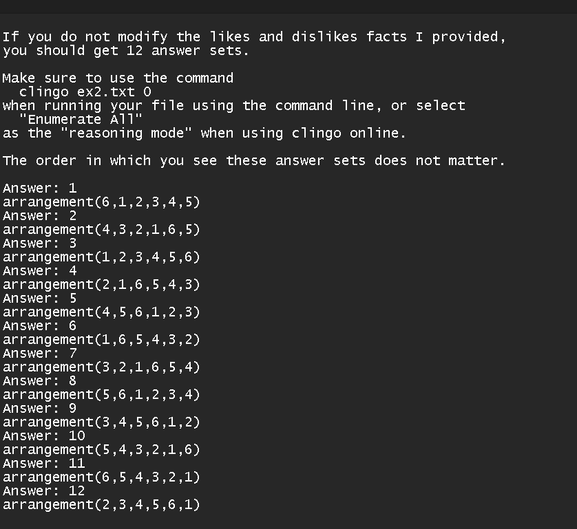 Solved *Need to be coded in ASP using Running clingo | Chegg.com