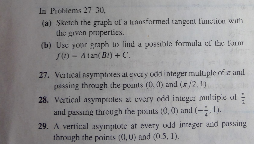 Solved In Problems 27-30 (a) Sketch the graph of a | Chegg.com