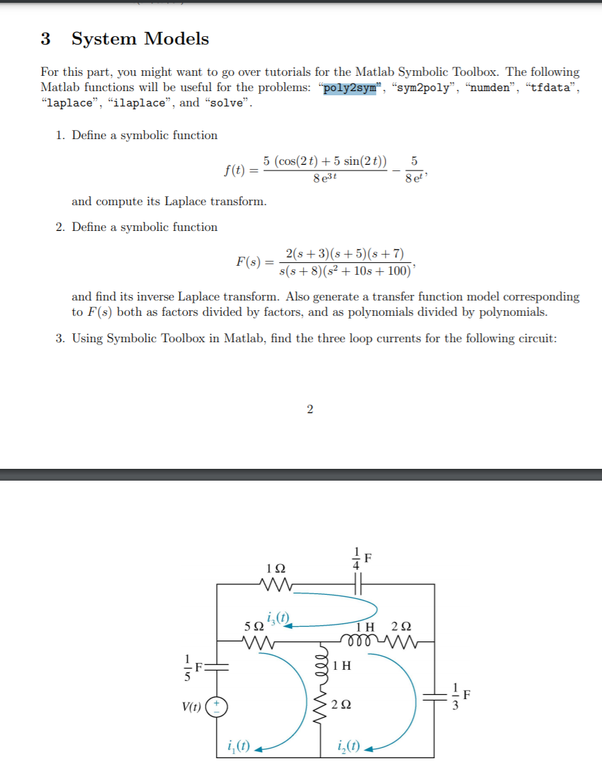3 System Models For this part, you might want to go | Chegg.com