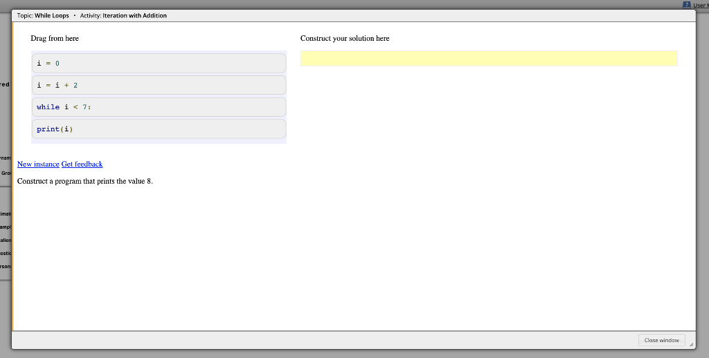 Solved Topic: Variables and Operations Activity: Swap Drag | Chegg.com
