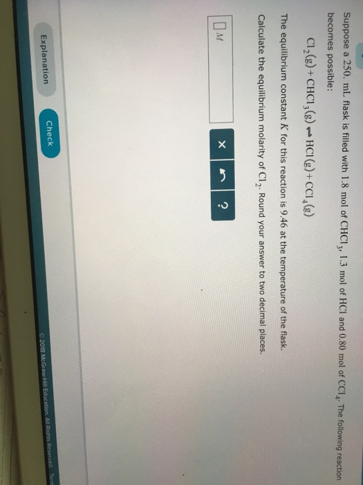 Solved Suppose a 250. mL flask is filled with 1.8 mol of | Chegg.com