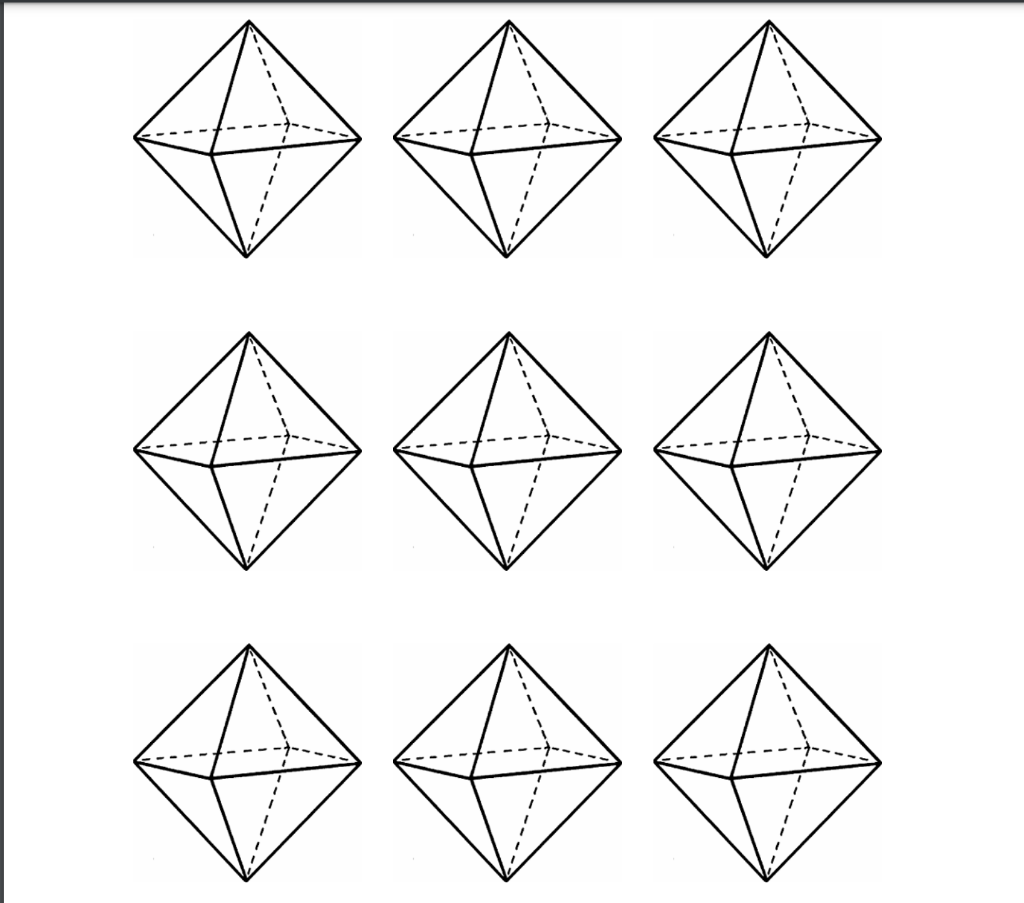 Solved Sketch the planes of symmetry for each of the 9 | Chegg.com
