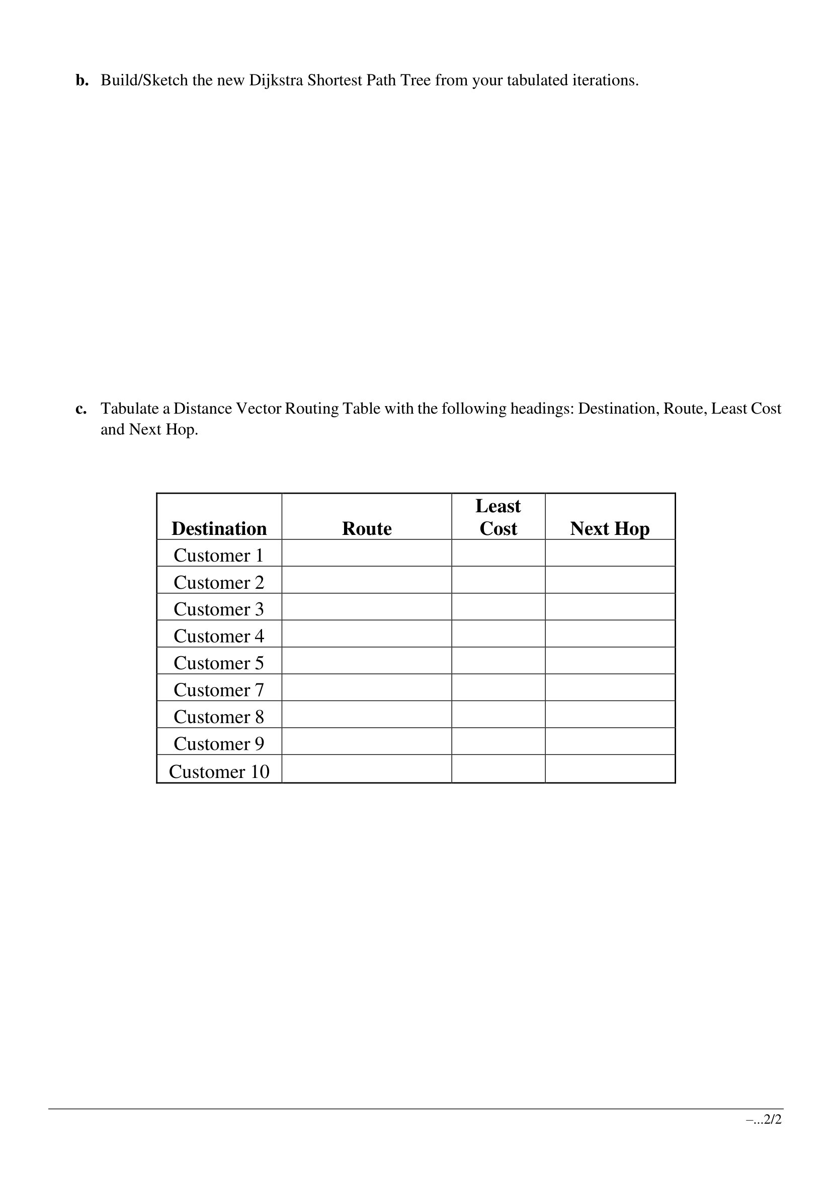 Solved Midterm Exams Routing Questions Below is a nested | Chegg.com