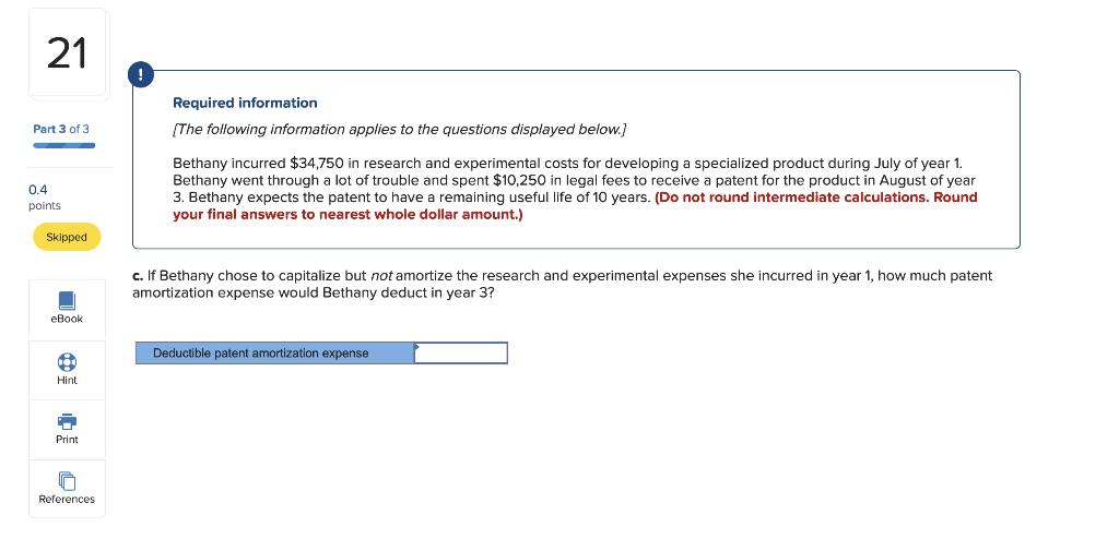 Solved 21 Required information Part 3 of 3 (The following | Chegg.com Solved 21 Required information Part 3 of 3 (The following | Chegg.com
