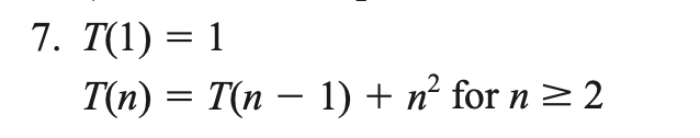 Solved Discrete Math Solve the recurrence relation subject | Chegg.com