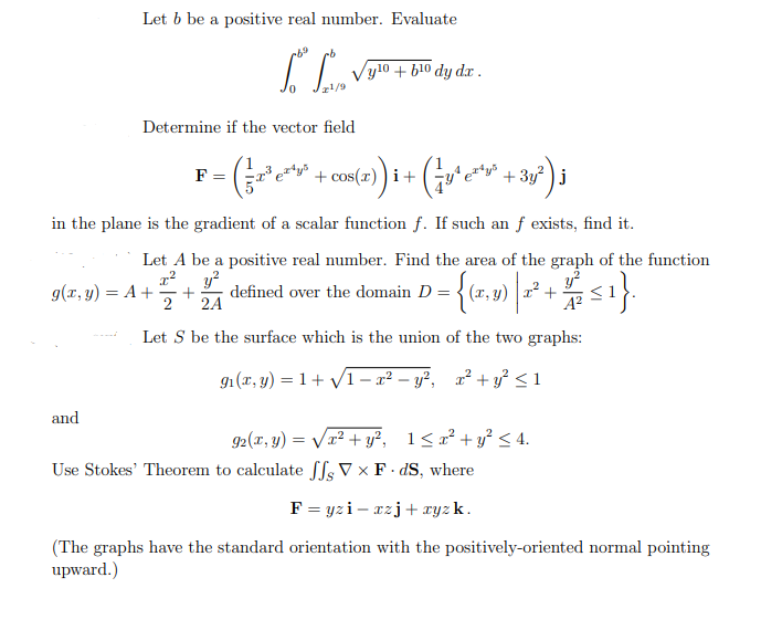 Solved Let b be a positive real number. Evaluate S. . 410 + | Chegg.com