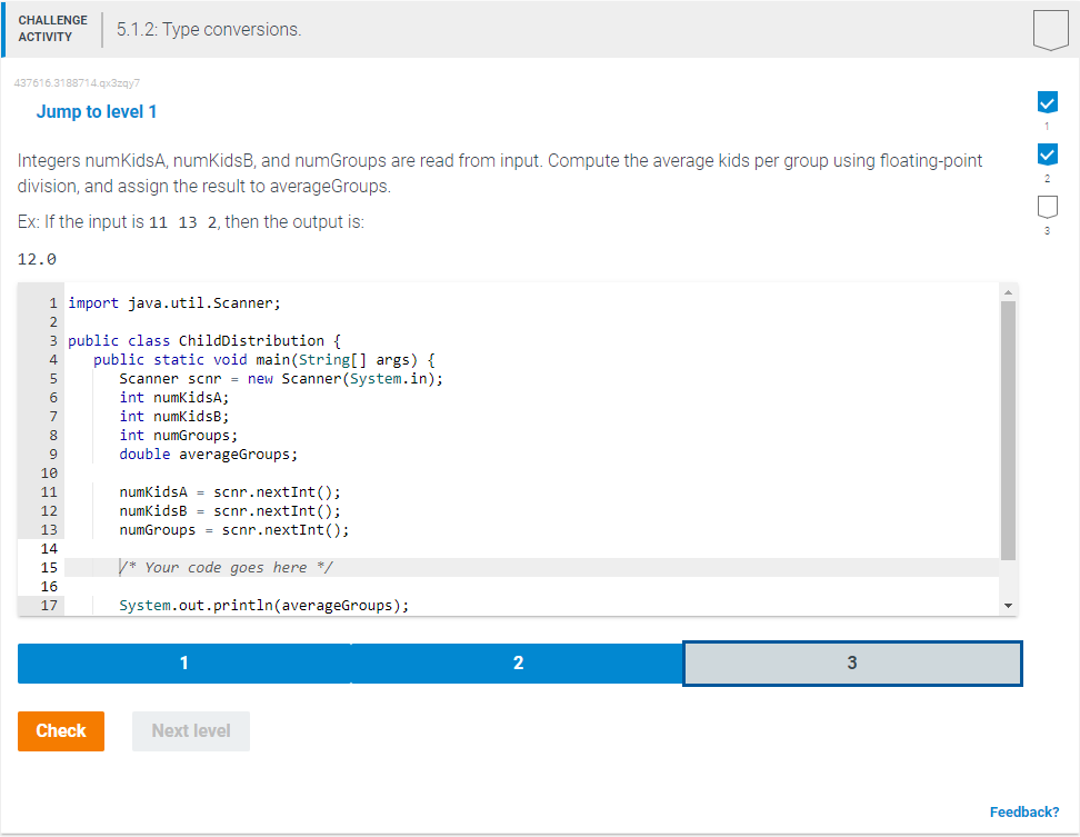 Solved I can only type on Lines 14, 15, and 16 in zyBooks. | Chegg.com