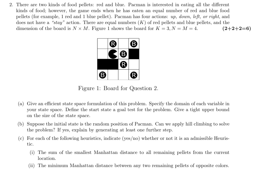Solved There are two kinds of food pellets: red and blue. | Chegg.com