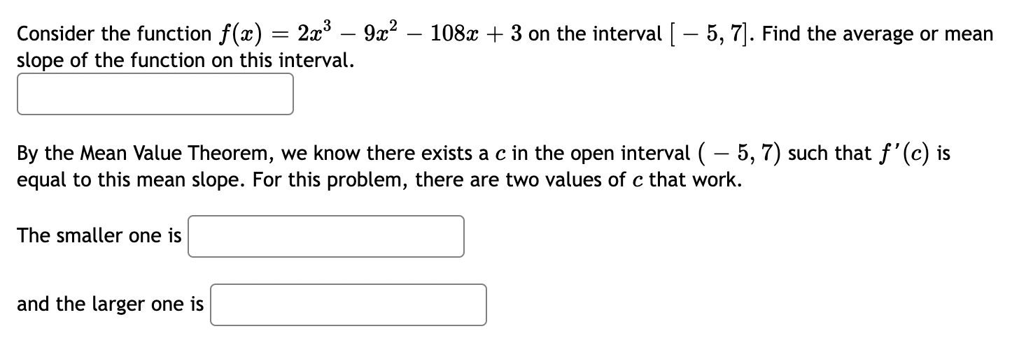 Solved Consider The Function F X 2x3−9x2−108x 3 On The