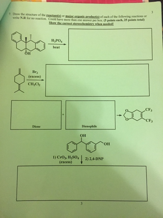 Solved Draw the structure of the reactant(s) or major | Chegg.com
