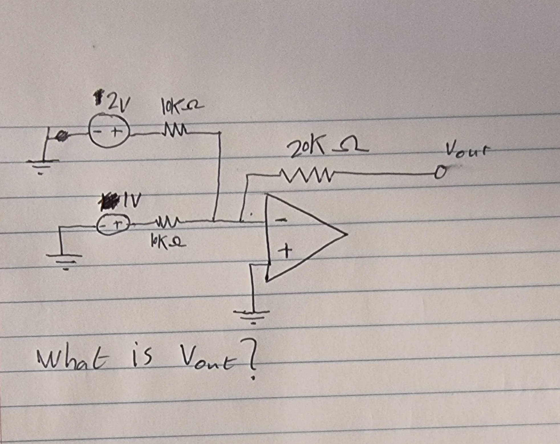 Solved What is Vout? | Chegg.com