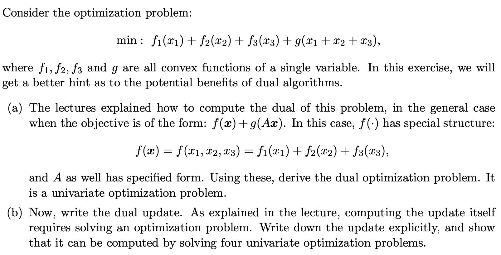 Consider the optimization problem: | Chegg.com