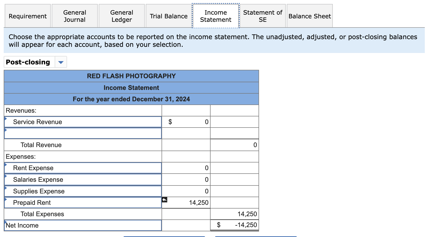 Solved On January 1,2024 , Red Flash Photography had the | Chegg.com