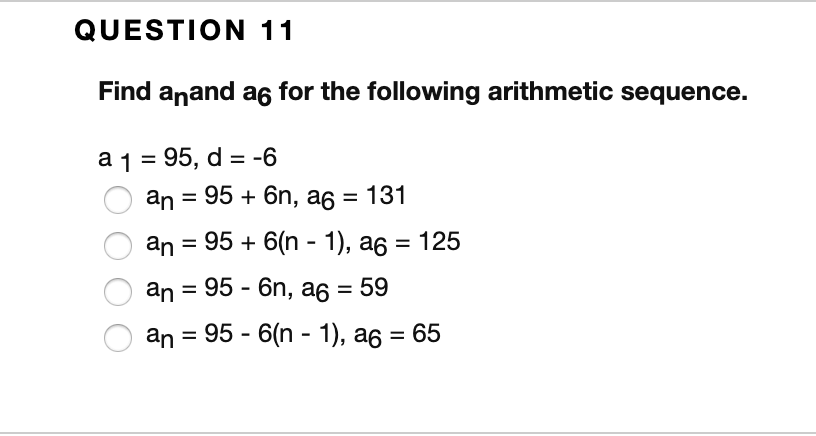 Solved QUESTION 11 Find anand ae for the following | Chegg.com