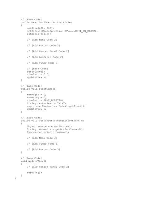 Solved Java has a built-in library called "Swing" that | Chegg.com
