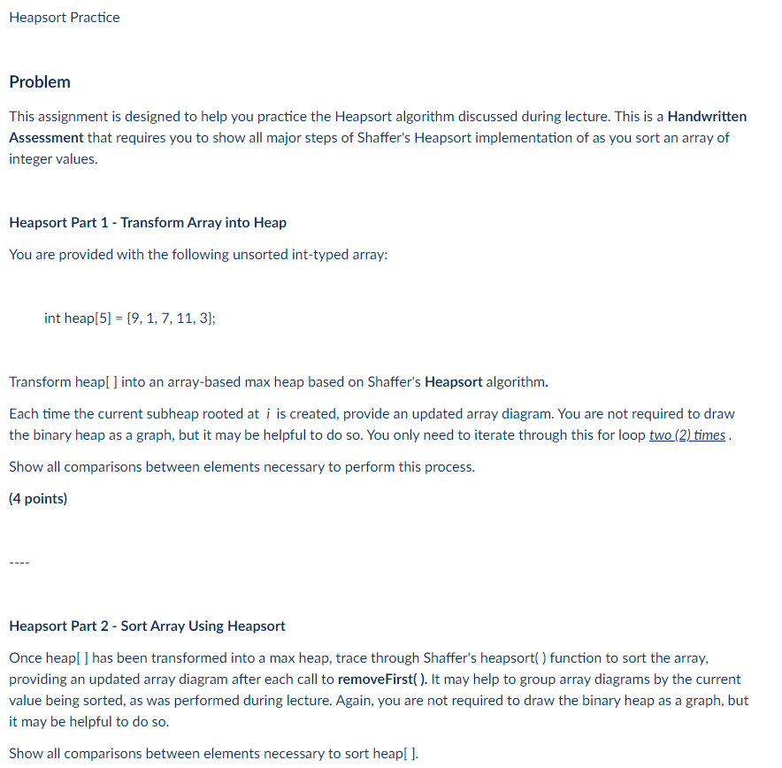 Solved Problem This assignment is designed to help you | Chegg.com
