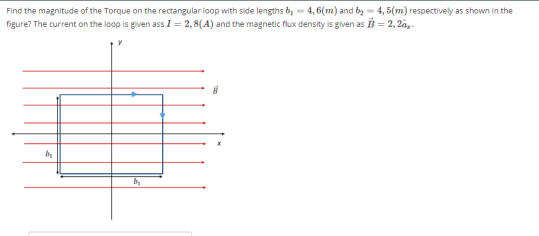 Solved Find the magnitude of the Torque on the rectangular | Chegg.com