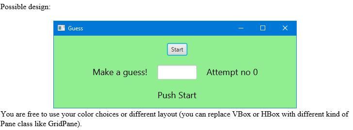 Solved USING BLUEJ Take modified version of Guess class from | Chegg.com