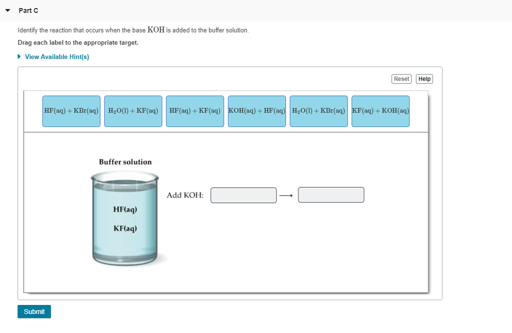Solved Constants Periodic Table A buffer contains | Chegg.com