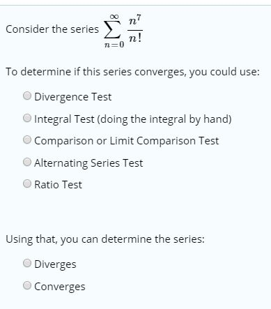 Solved Consider the series į To determine if this series | Chegg.com