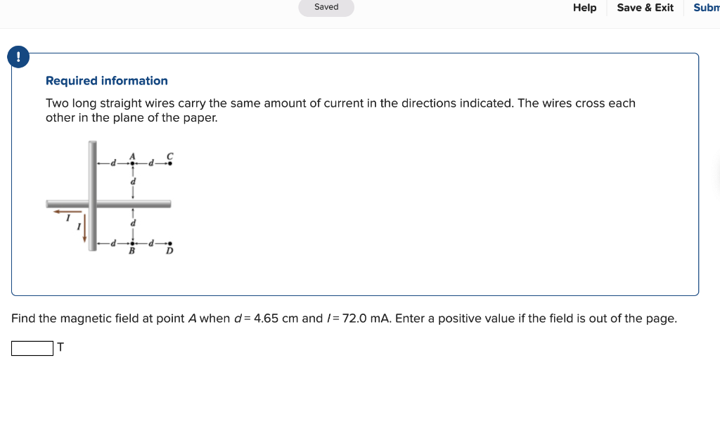 Solved Saved Help Save & Exit Subn Required information Two | Chegg.com