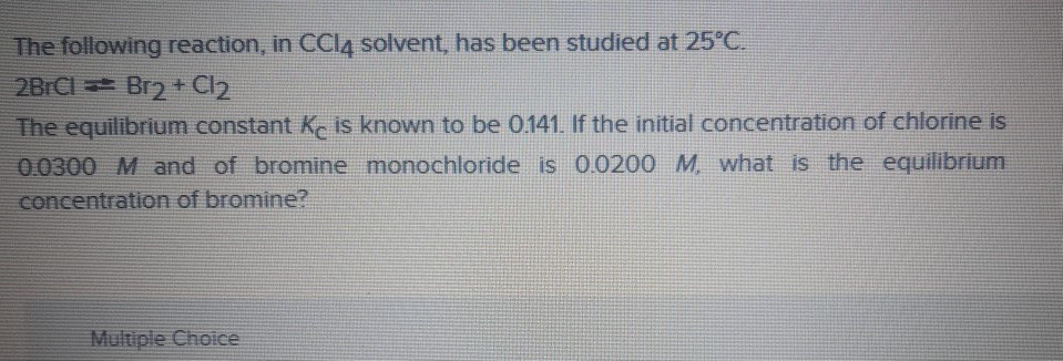 Solved The following reaction, in CCl4 solvent, has been | Chegg.com