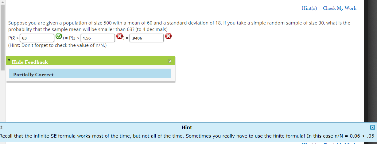 Solved Hint(s) Check My Work Suppose you are given a | Chegg.com