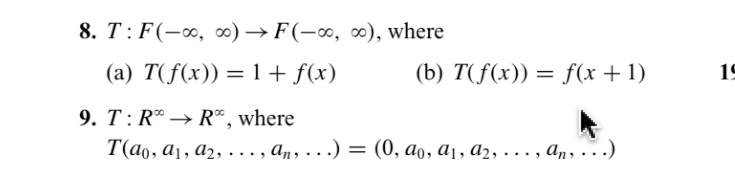 Solved #8,9, ﻿determine whether the mapping T is a linear | Chegg.com