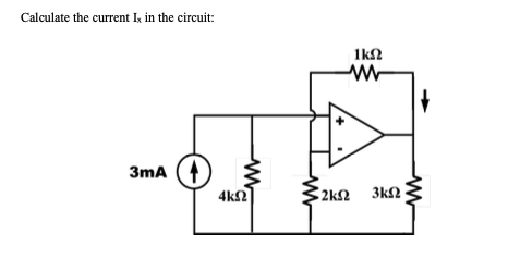 Solved Calculate the current Ix in the circuit: | Chegg.com