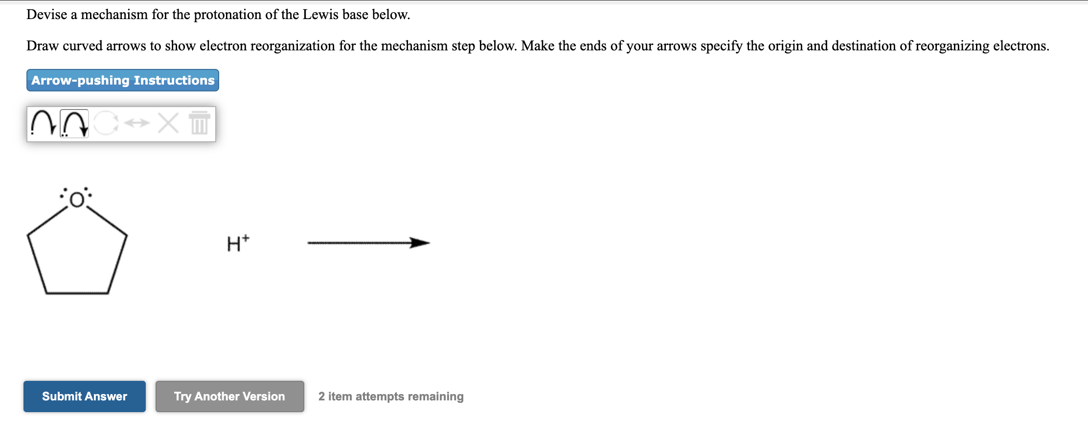 Solved Devise a mechanism for the protonation of the Lewis | Chegg.com