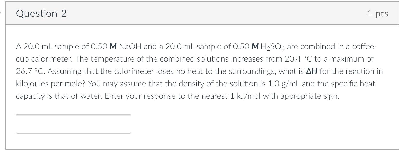 Solved A 20.0 mL sample of 0.50MNaOH and a 20.0 mL sample of | Chegg.com
