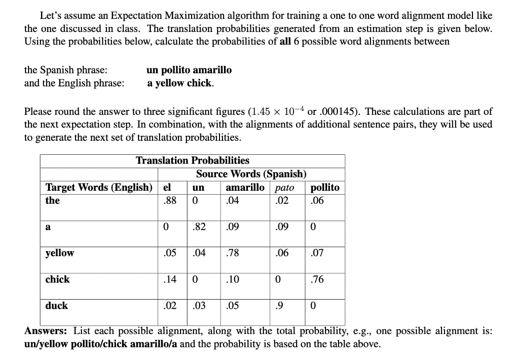 Solved Let’s assume an Expectation Maximization algorithm | Chegg.com