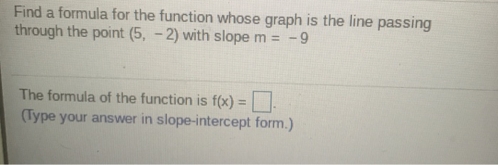 Solved Find a formula for the function whose graph is the | Chegg.com