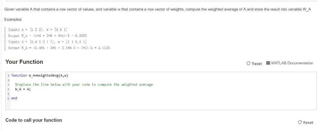 Solved Given variable A that contains a row vector of | Chegg.com